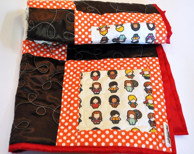 READY TO SHIP Firefly Throw, Firefly Quilt, Firefly Blanket, Serenity ...