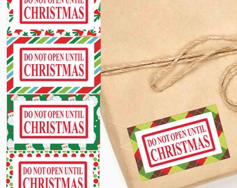 Do Not Open Until | Etsy