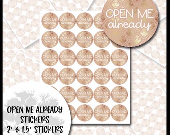 What Are You Waiting For Business Card Insert Open Me Already Sticker ...