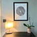 Georgia Pine Tree Ring Print Tree Stump Art Griffin - Etsy