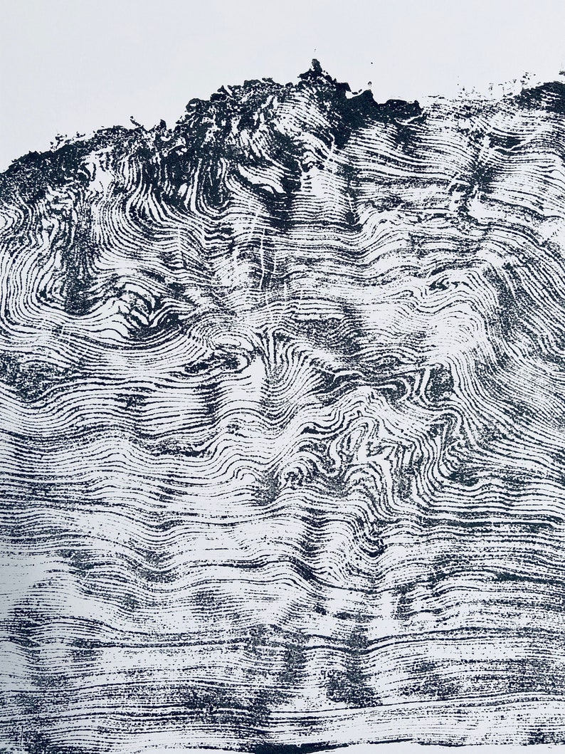 Giant Redwood Tree Ring Art Print Made From a Real Redwood | Etsy