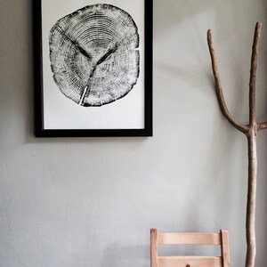 Alaskan Cedar, Ketchikan Alaska, Woodcut, Tree Ring Art Print, Tongass ...