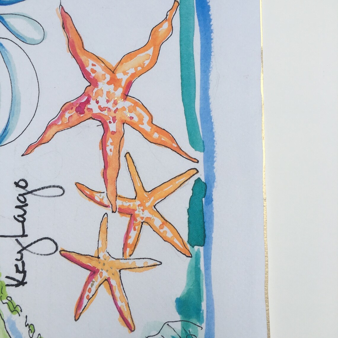 Florida Watercolor Map - Etsy