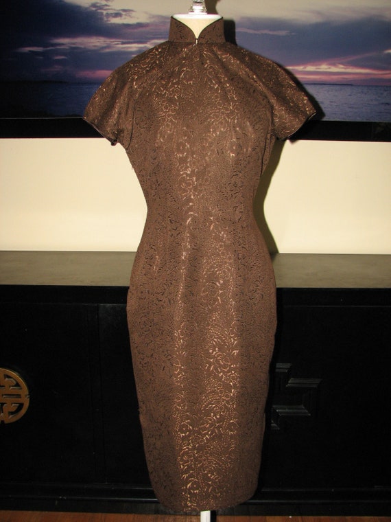 1950s Dress - Handmade - Cheongsam - Unique - Orient… - Gem