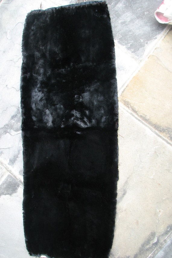 Vintage Real Fur collar - Lined - Free shipping US - Gem