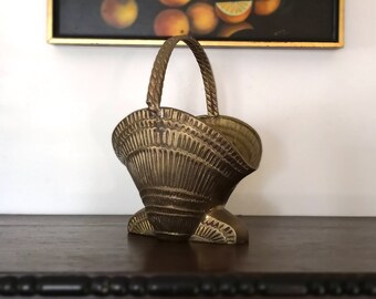 Solid Brass Basket | Etsy