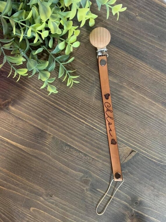 Leather Pacifier Holder SVG Laser Cut File - Etsy