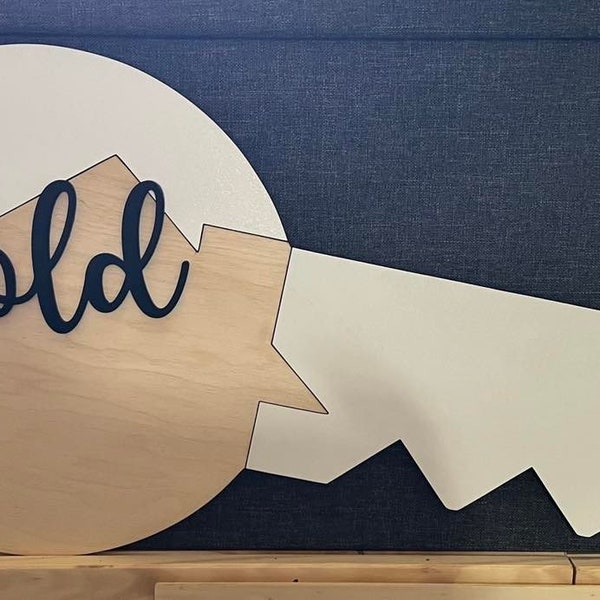 Sold Key Sign - Etsy