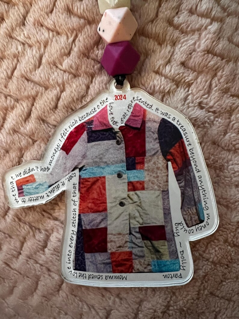 Dolly Parton Coat of Many Colors Ornament - Etsy