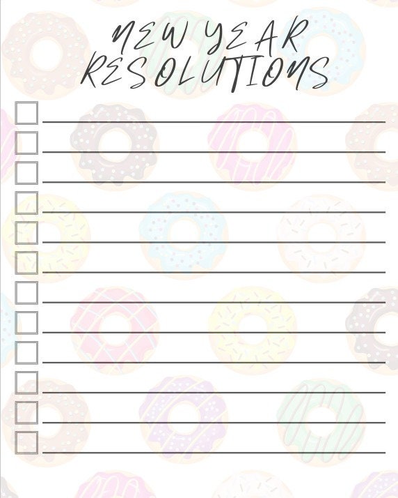 Donut Themed 2023 Planner Printable - Etsy