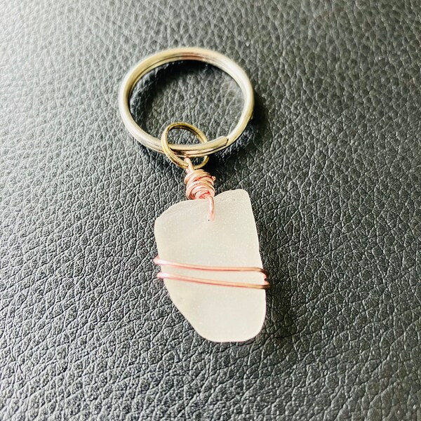 Sea Glass Keychain - Etsy