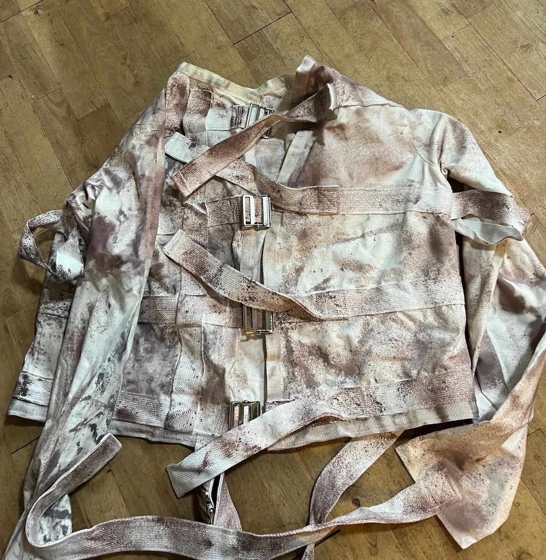 Distressed 3xl Classic Asylum Straitjacket Highly Discounted Made and ...
