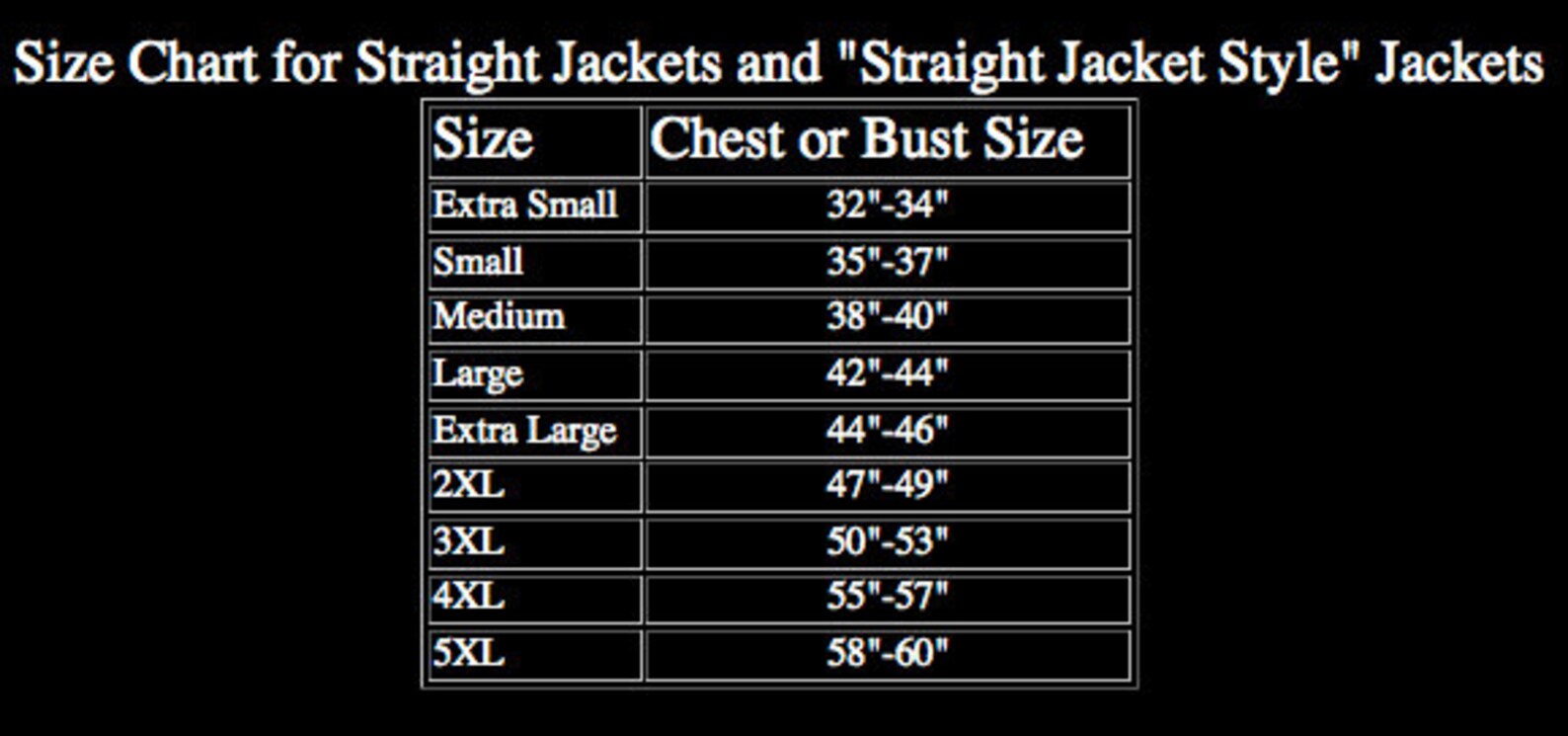 All Leather Straight Jacket Restraint Available in Any Size - Etsy