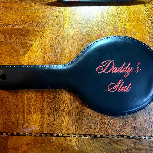 Leather Spanking Paddle - Etsy