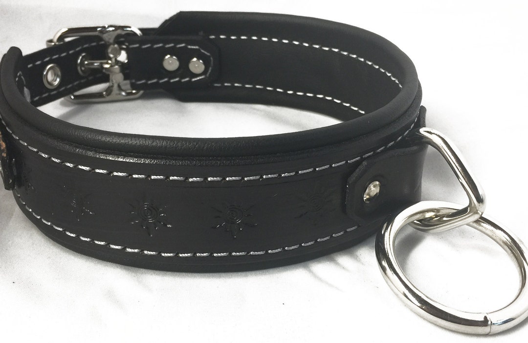 Leather Collar Choker 2 Wide Bondage Restraint Choose - Etsy