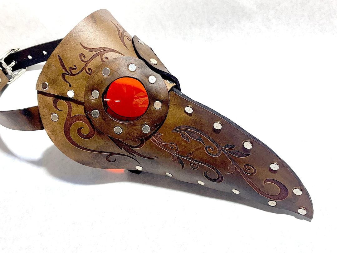 Handmade Leather Plague Doctor's Mask Steampunk With Lenses - Etsy