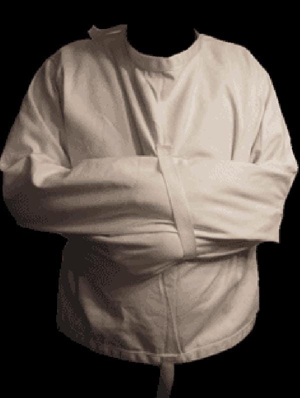 Black Halloween Costume Straitjacket Straight Jacket Halloween Photo ...