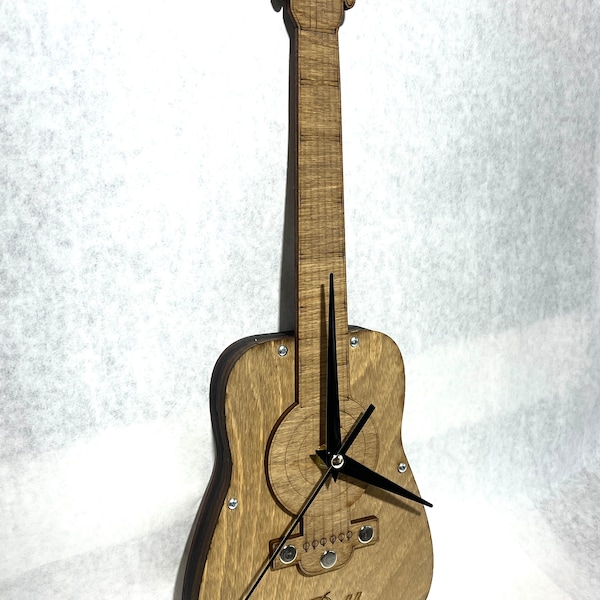 Guitar Clock - Etsy