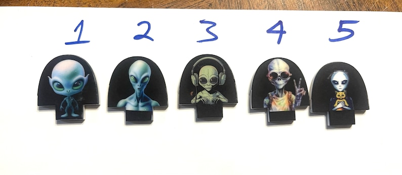 UFO Alien Rear View Mirror Hang Accessory Car Charm - Etsy