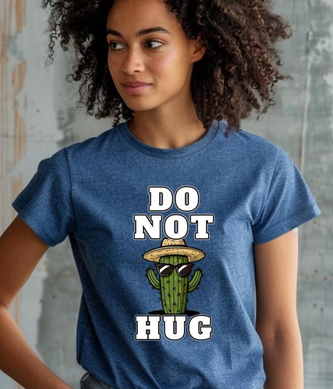 Do Not Hug Cactus T Shirt Gift Box Funny Cute Cool Sunglasses - Etsy