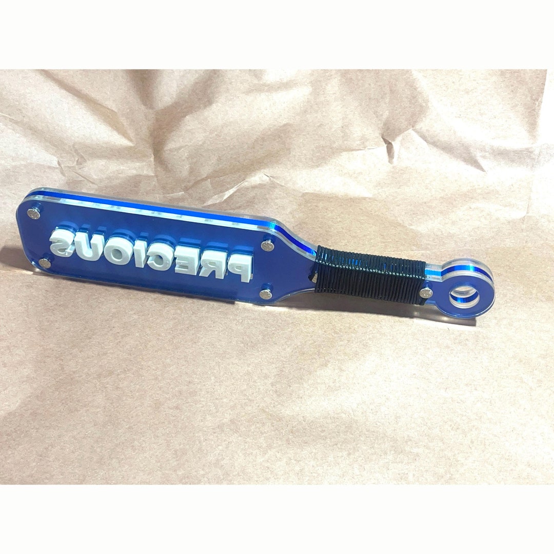 RAISED Letters! Custom Spanking Paddle -glow-choose Colors! Optional ...