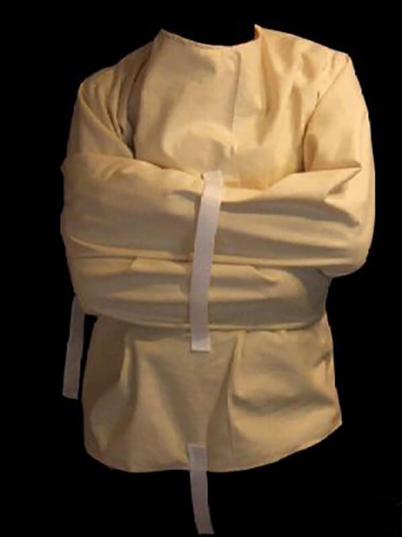 Costume Halloween Straitjacket Straight Jacket XS Small Medium Large XL ...