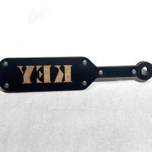 Custom Word Cut Out Leather & Wood Spanking Paddle Personalized Gift ...