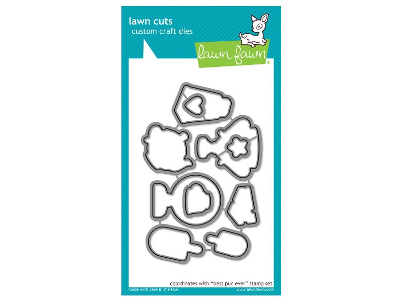 Lawn Fawn best Pun Ever Lawn Cuts - Etsy