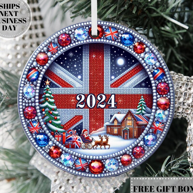 Union Jack Ornament - Etsy UK