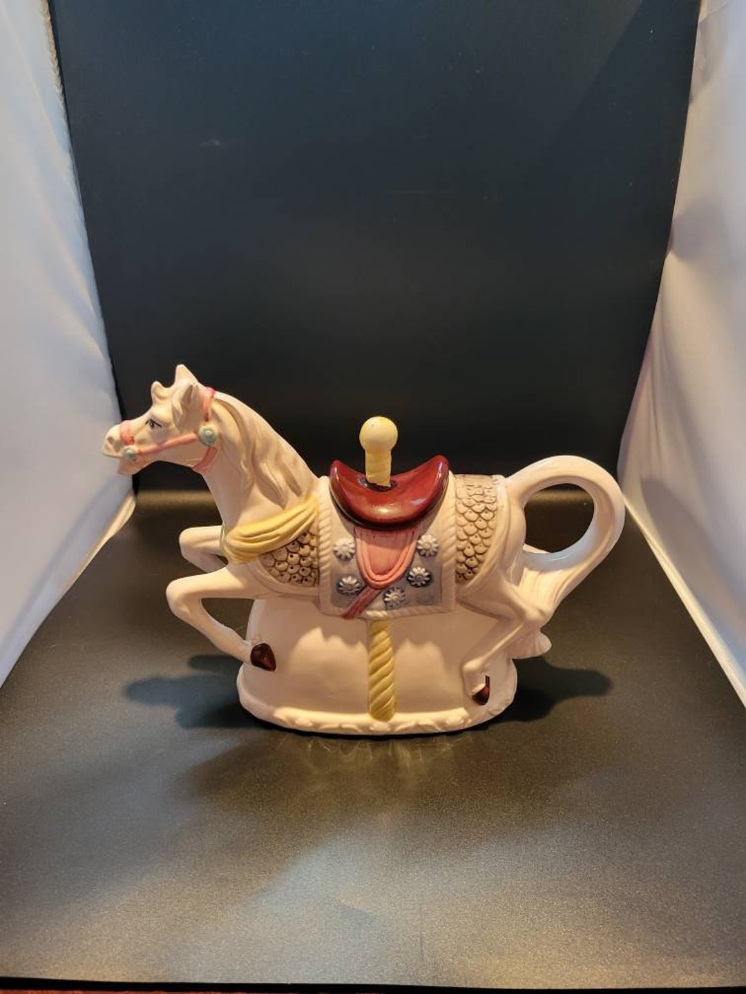 Vintage Carousel Horse Teapot Heritage Mint LTD - Etsy
