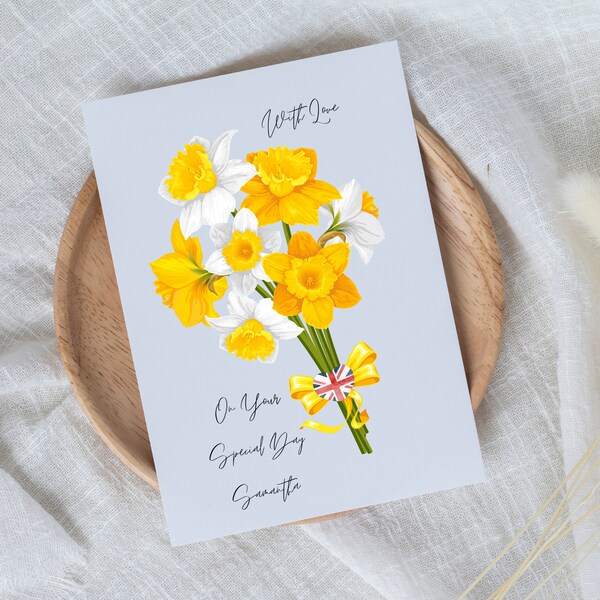 Daffodils Card - Etsy