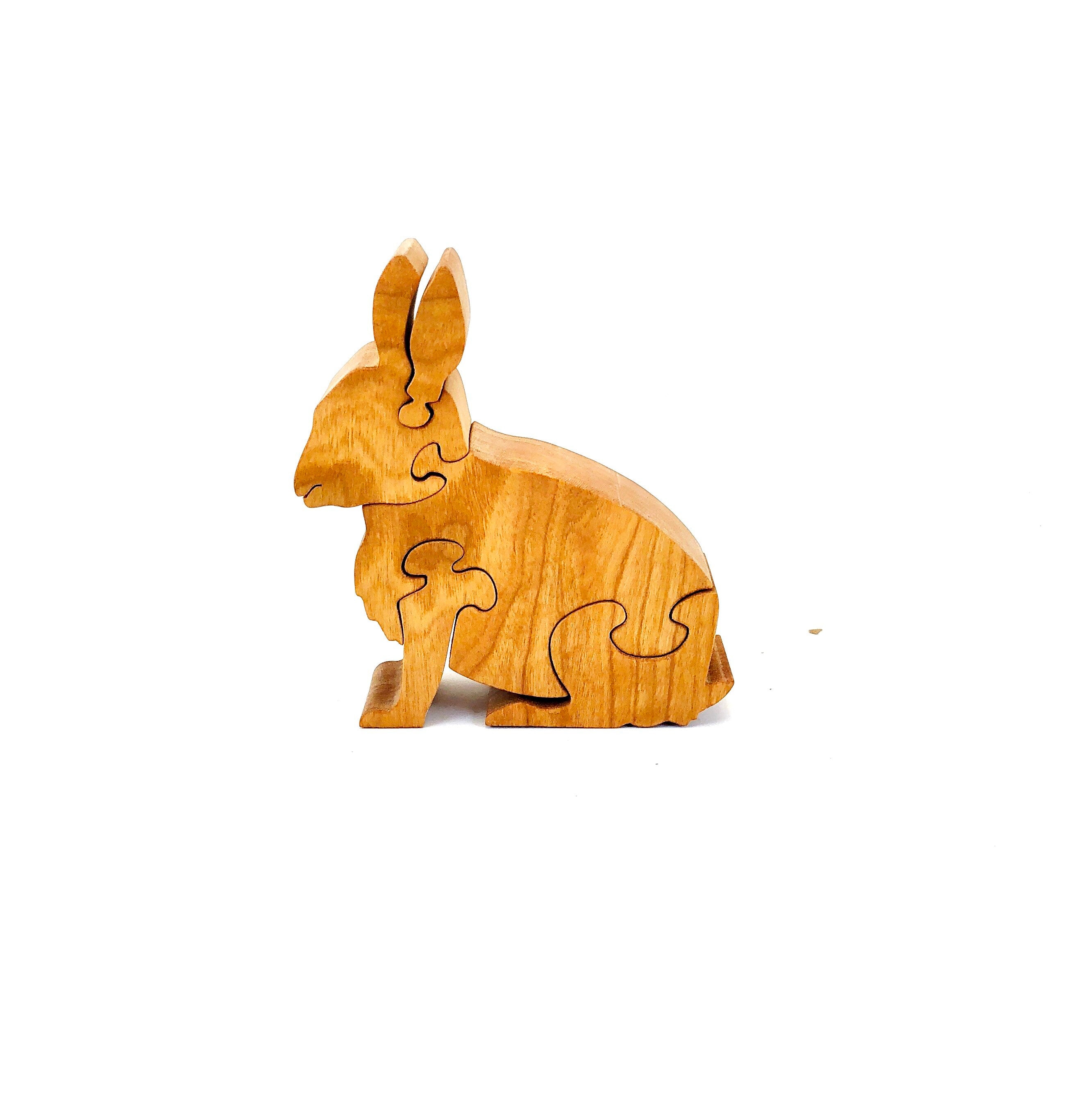 Wooden Rabbit Puzzle