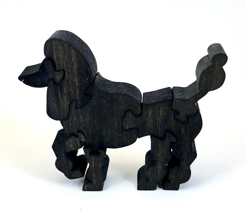 Wooden Poodle Puzzle - Etsy