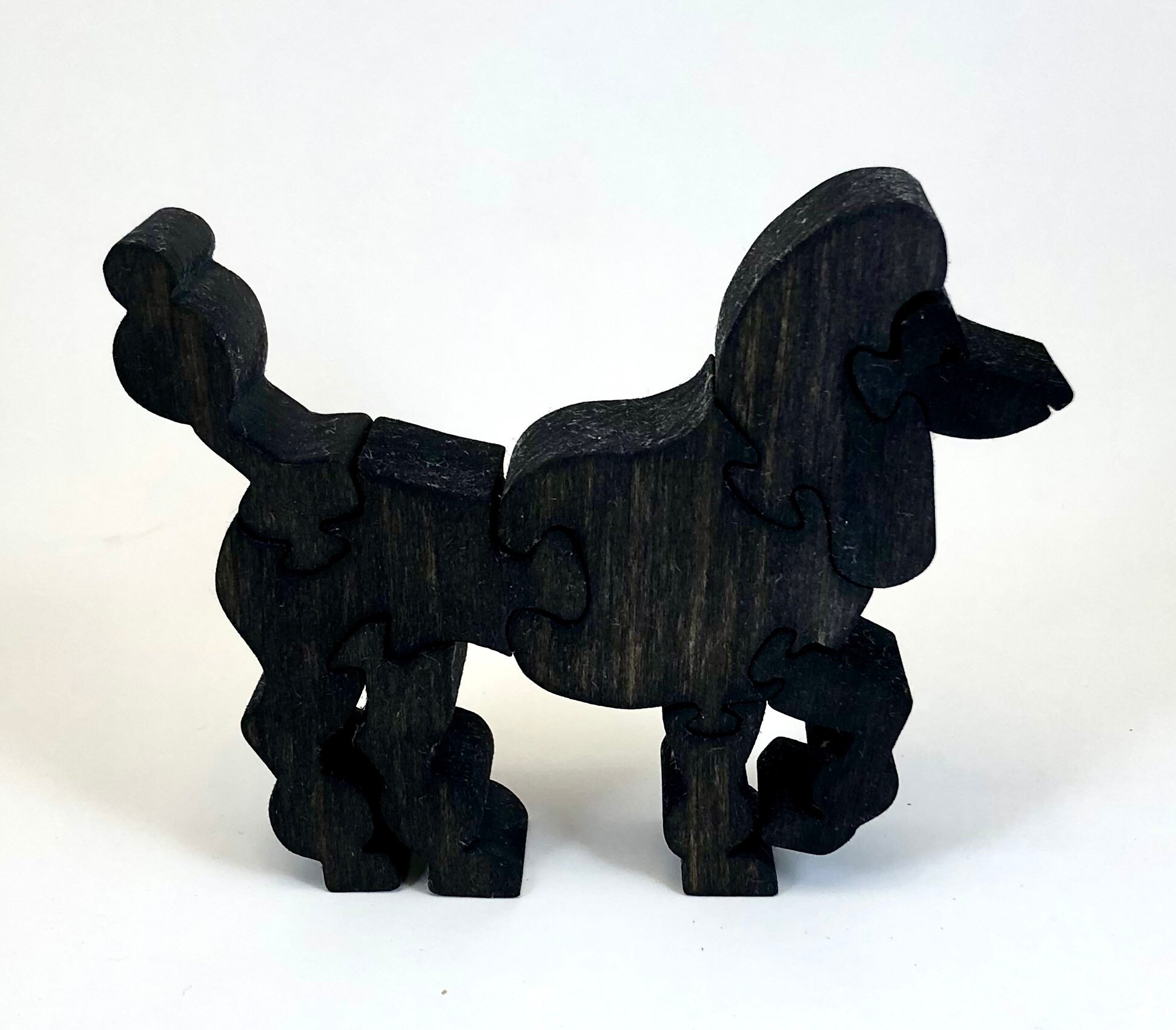 Wooden Poodle Puzzle - Etsy