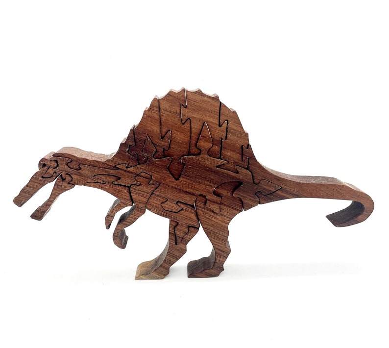 Wooden Spinosaurus Puzzle - Etsy