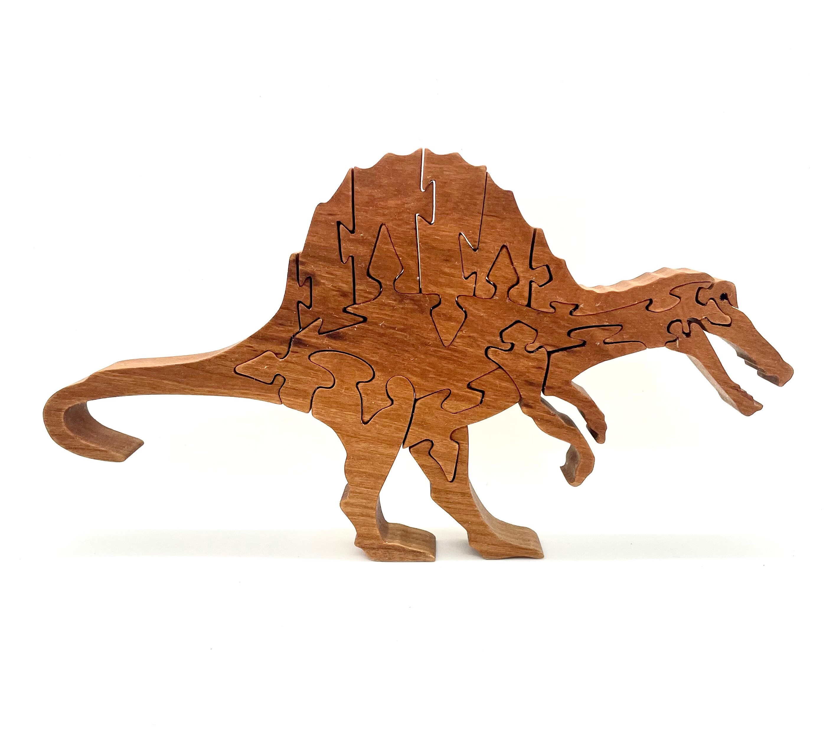 Wooden Spinosaurus Puzzle - Etsy
