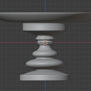 STL File to 3D Print 'coast' Cake Stand With Dome - Etsy