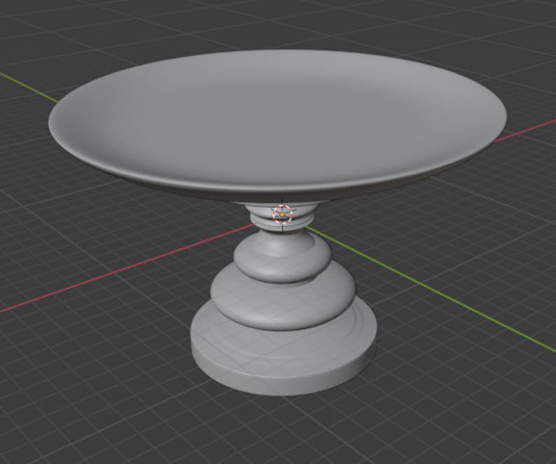 STL File to 3D Print 'coast' Cake Stand With Dome - Etsy