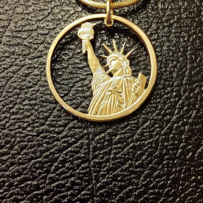 Cut Coin Necklace - Etsy