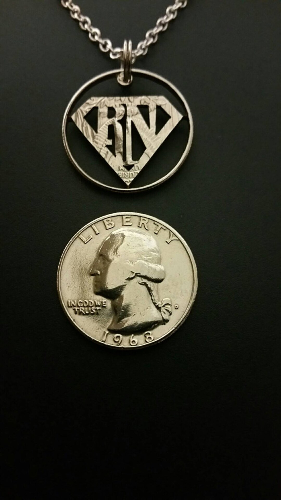 Super RN Nurse Gift, Hand Cut Coin - Etsy