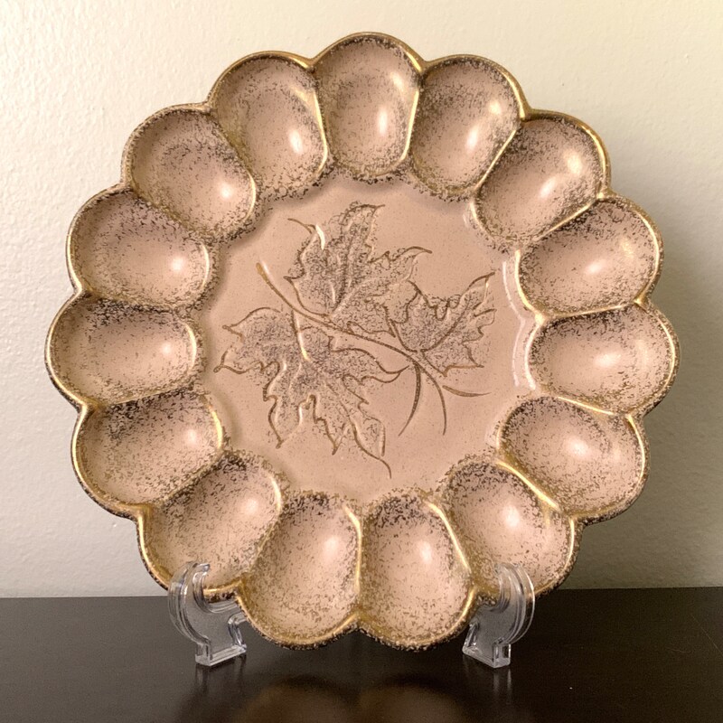 California Original Pottery Leaf Tray - Etsy