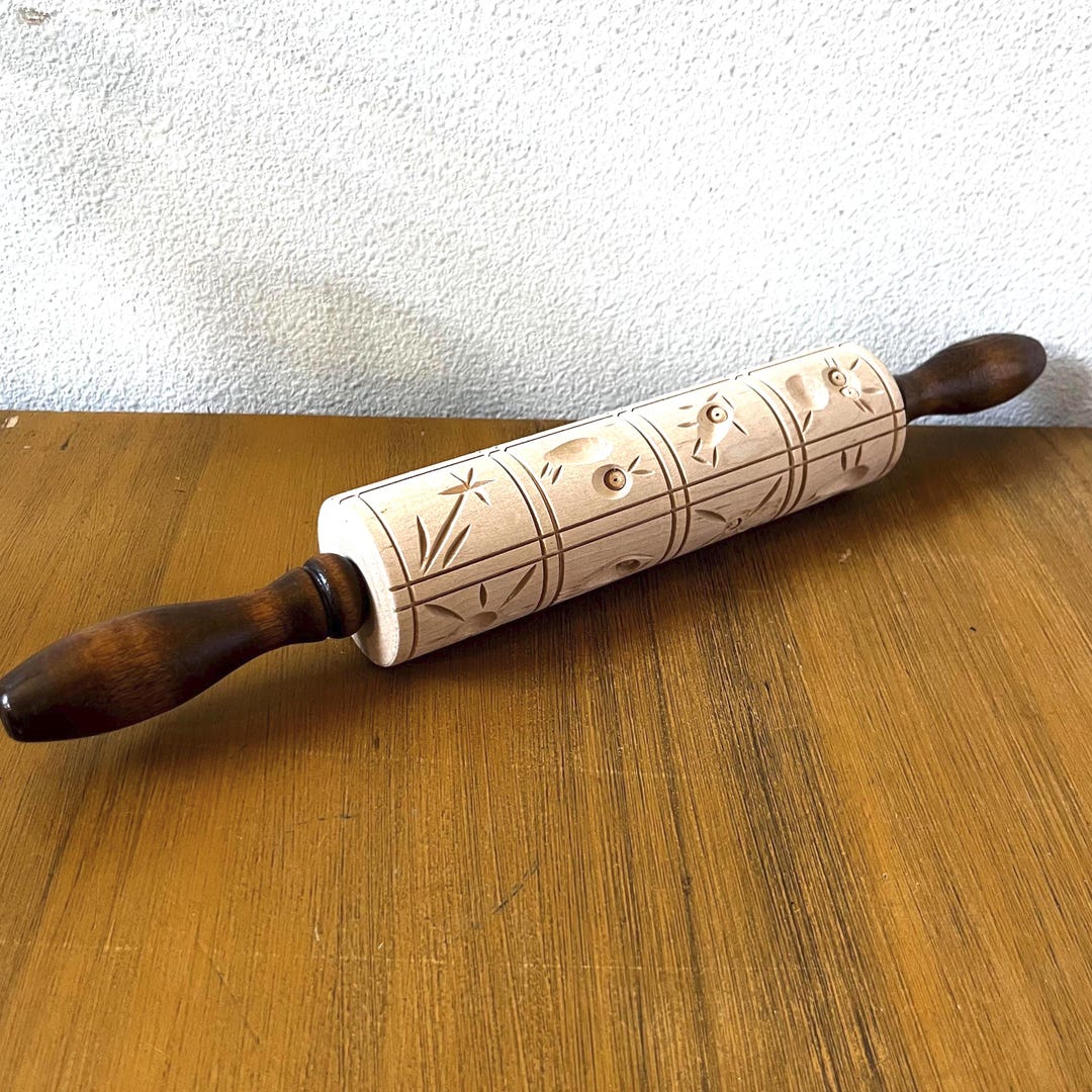 Embossed Rolling Pin - 16 Different Designs - Etsy