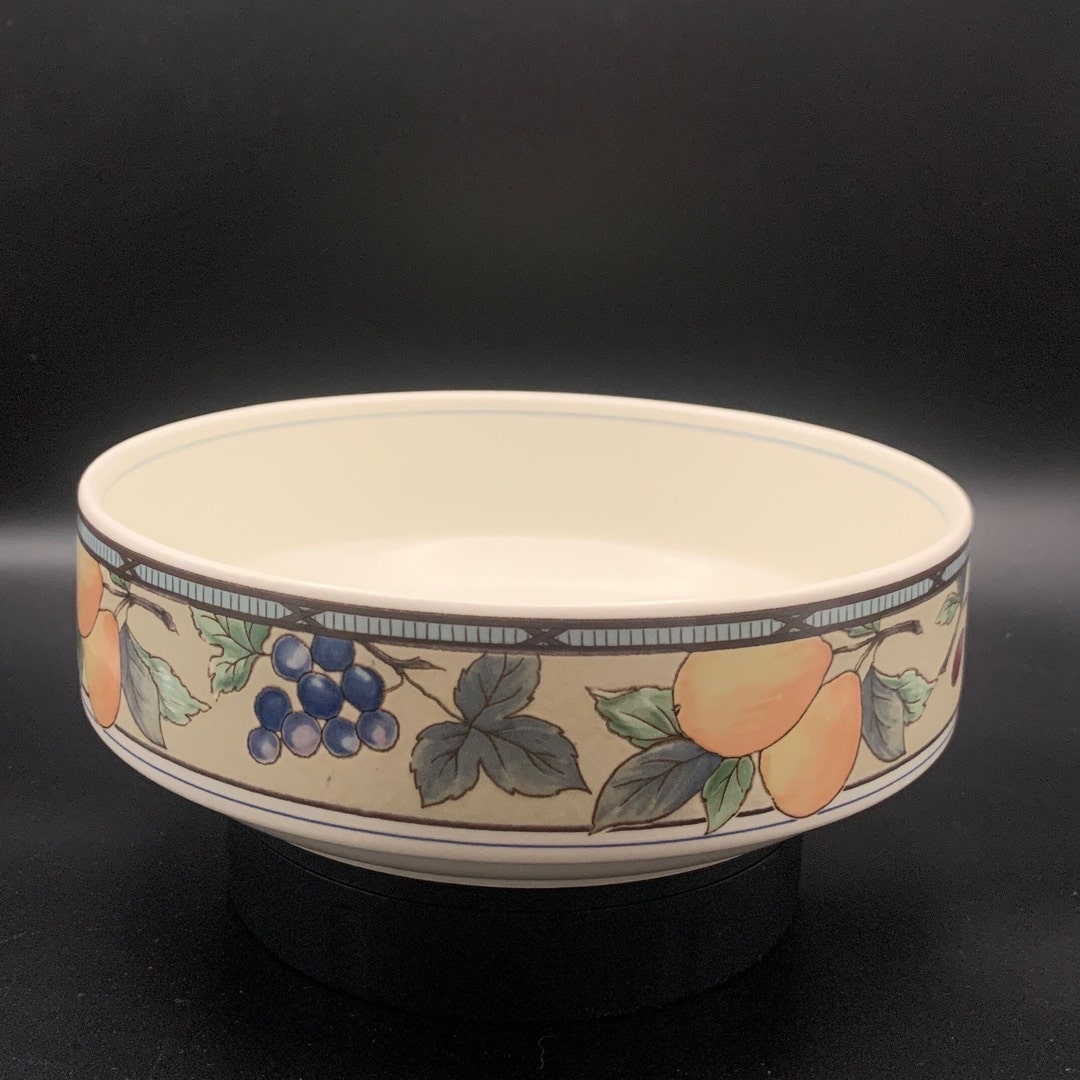 Mikasa Intaglio Garden Harvest Souffle' Bowl, CAC29. 8 Inch Serving ...