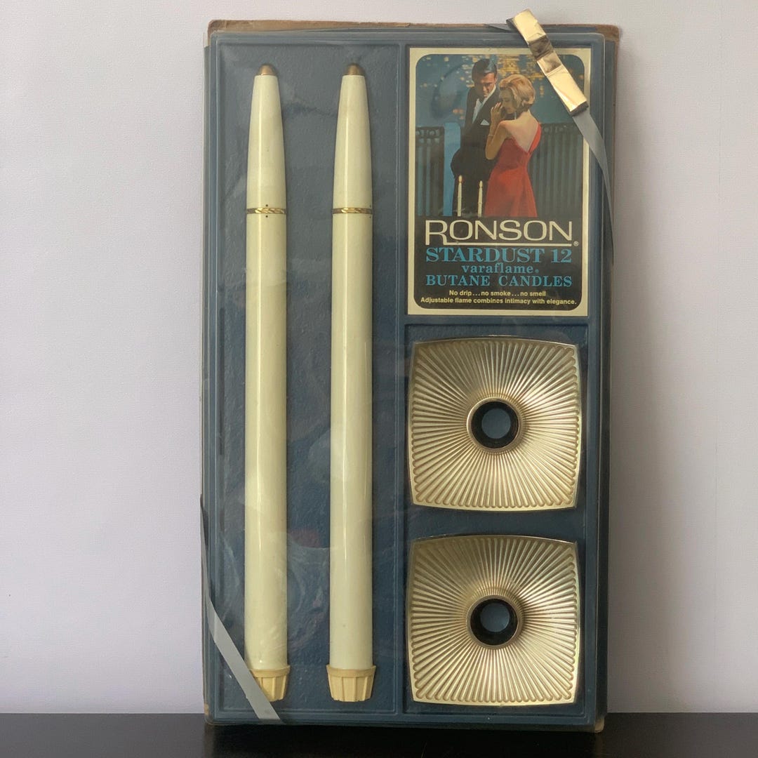 Vintage Butane Candles, Ronson Stardust 12 Varaflame Butane Candles ...