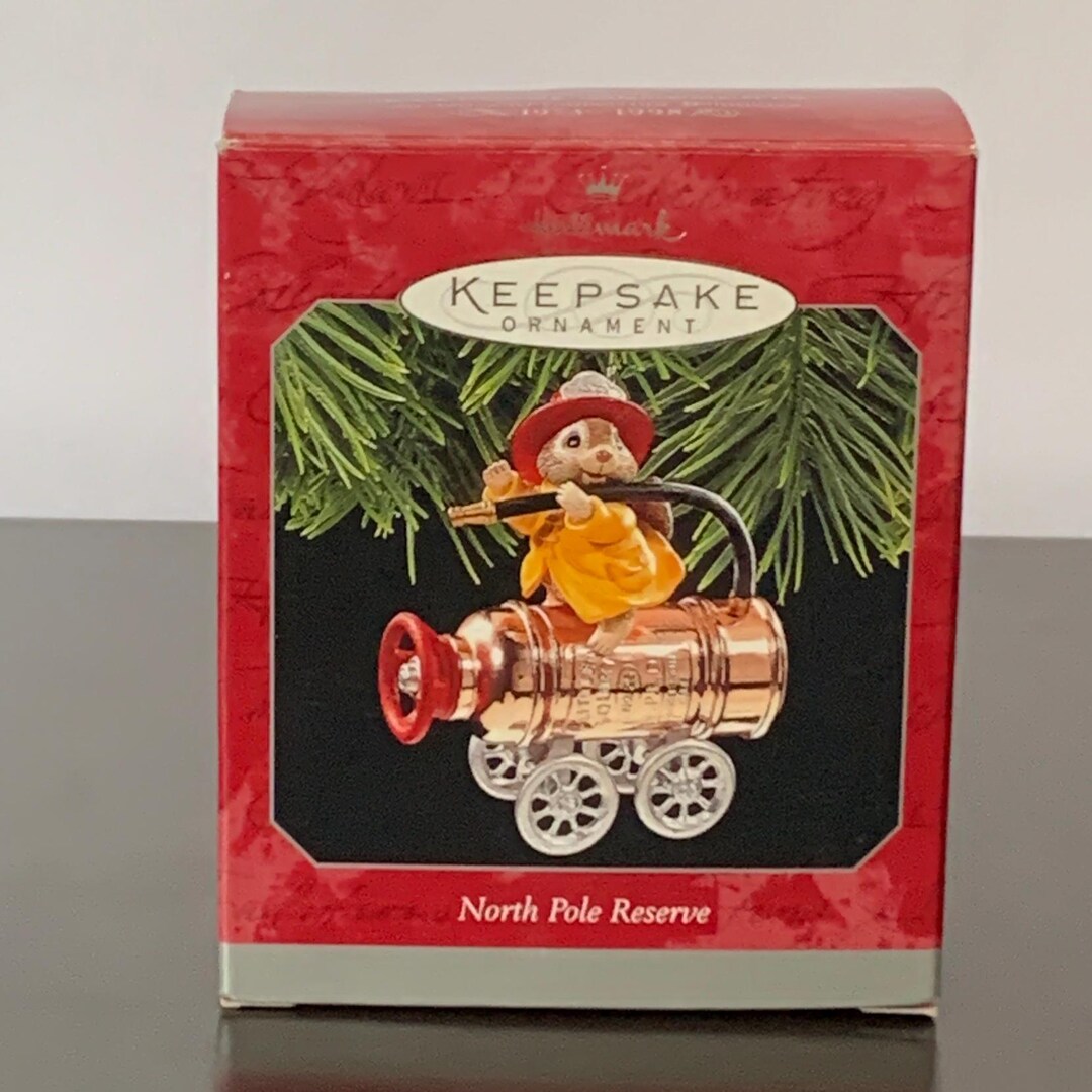 Hallmark North Pole Reserve Keepsake Ornament Dated 1998. Chipmunk in ...