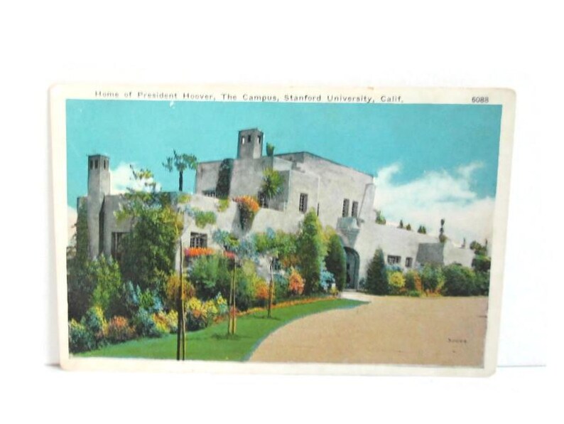 Home of President Hoover the Campus Stanford University Vintage ...