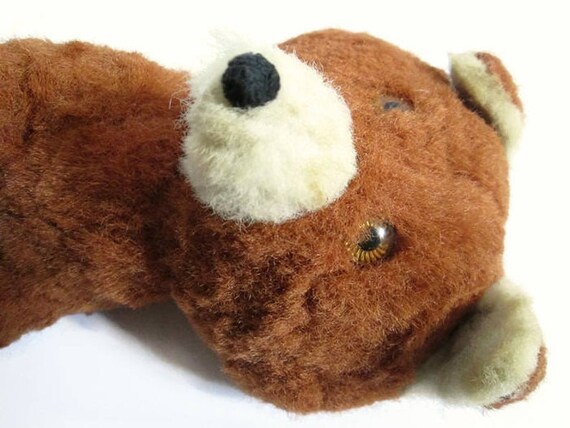 Vintage Musical Stuffed Animal 1950's Wind up Toy Rust - Etsy