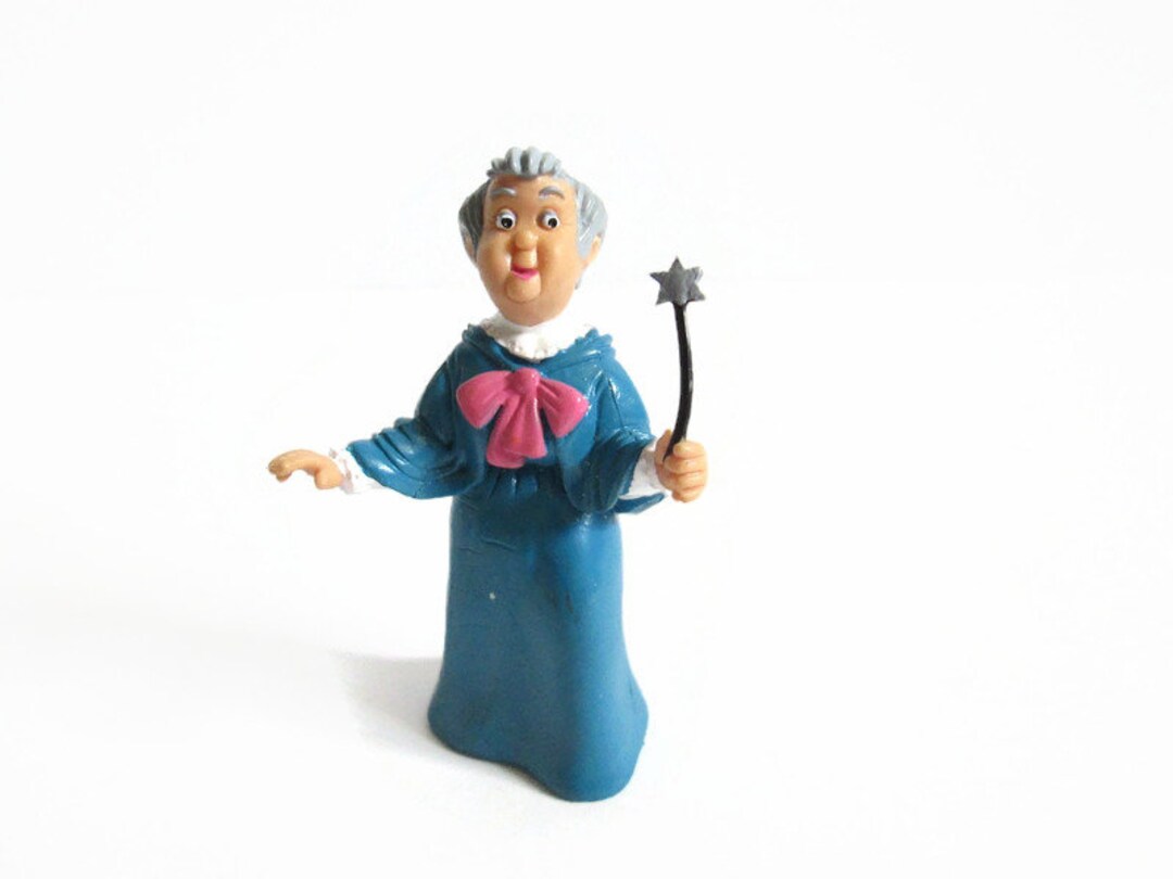 Vintage 1985 Magical Fairy Godmother Miniature a Cinderella Character ...
