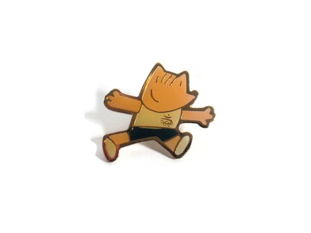 Vintage Athletics Olympic Pin, 1992 Barcelona Spain Summer Games ...