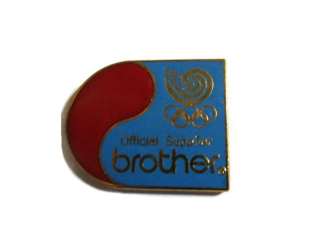 Vintage Brother Olympic Pin Official Supplier 1988 Summer Games Seoul ...